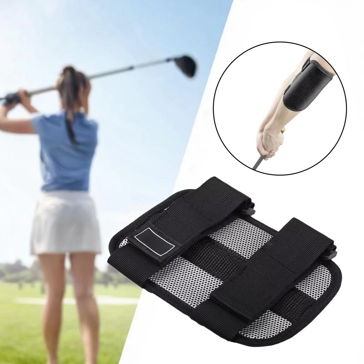 Golf Swing Trainer Elbow Straightening Aid for Beginners – Lightweight ...