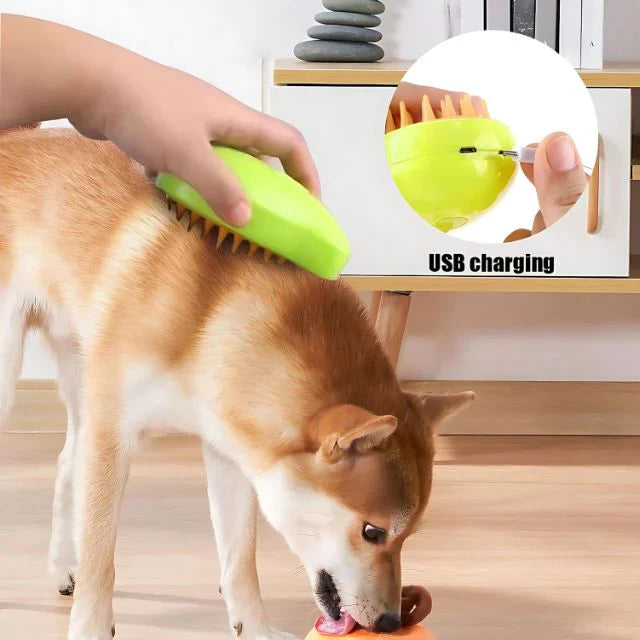 Steamy Dog Brush - No More Fur Everywhere – Zoolase