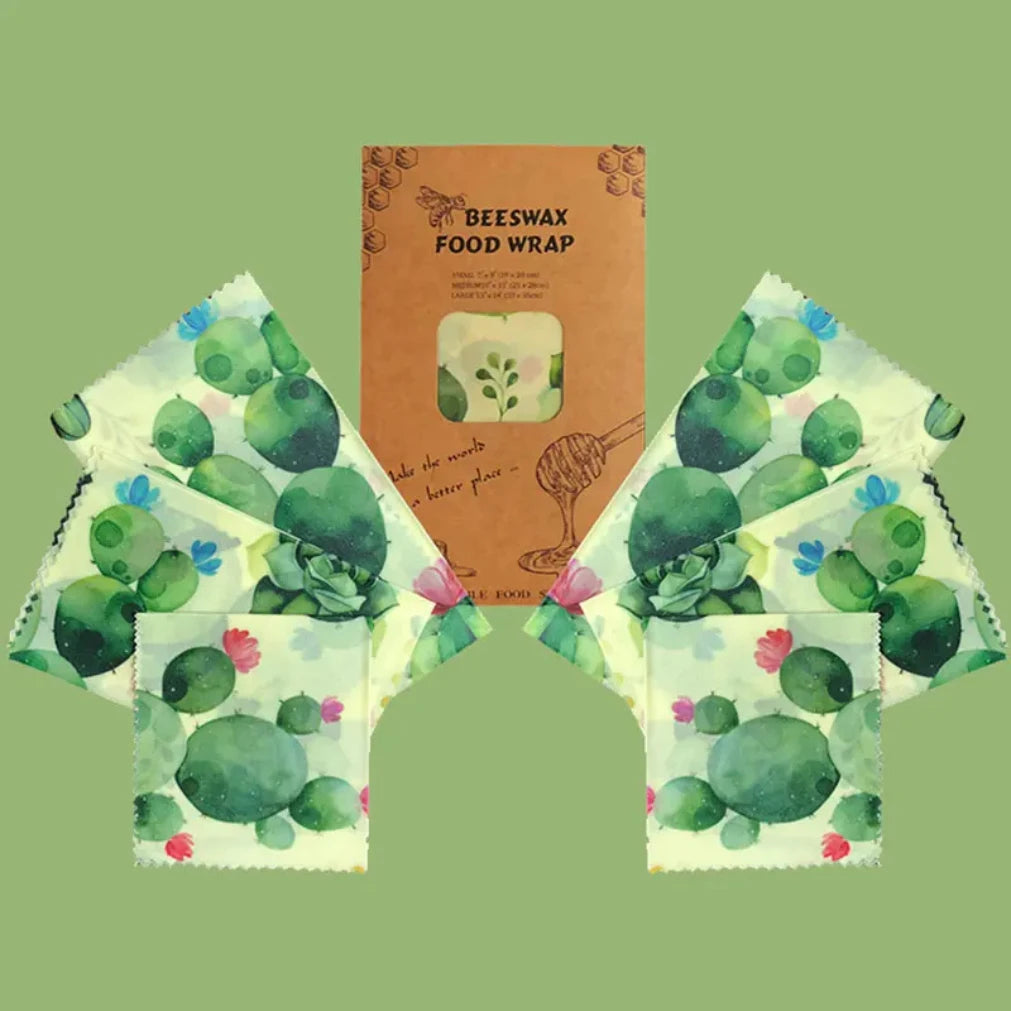 Organic Reusable Bees Wax Food Wrap Set – Zoolase
