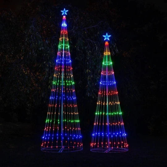Christmas – Multicolor Led Animated Outdoor Christmas Tree Lightshow ...