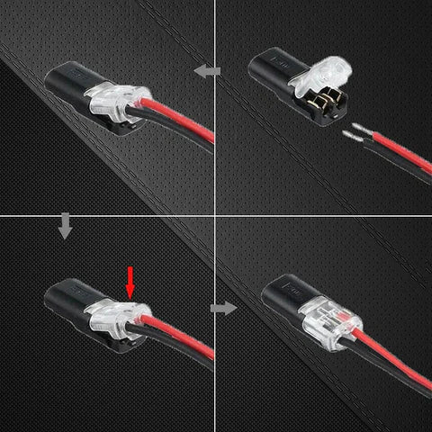 Double-wire Push-in Connector with Locking Buckle – Zoolase