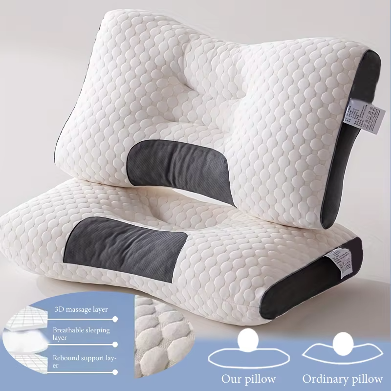 Adjustable Orthopedic Contour Pillow for Neck and Shoulder Support ...