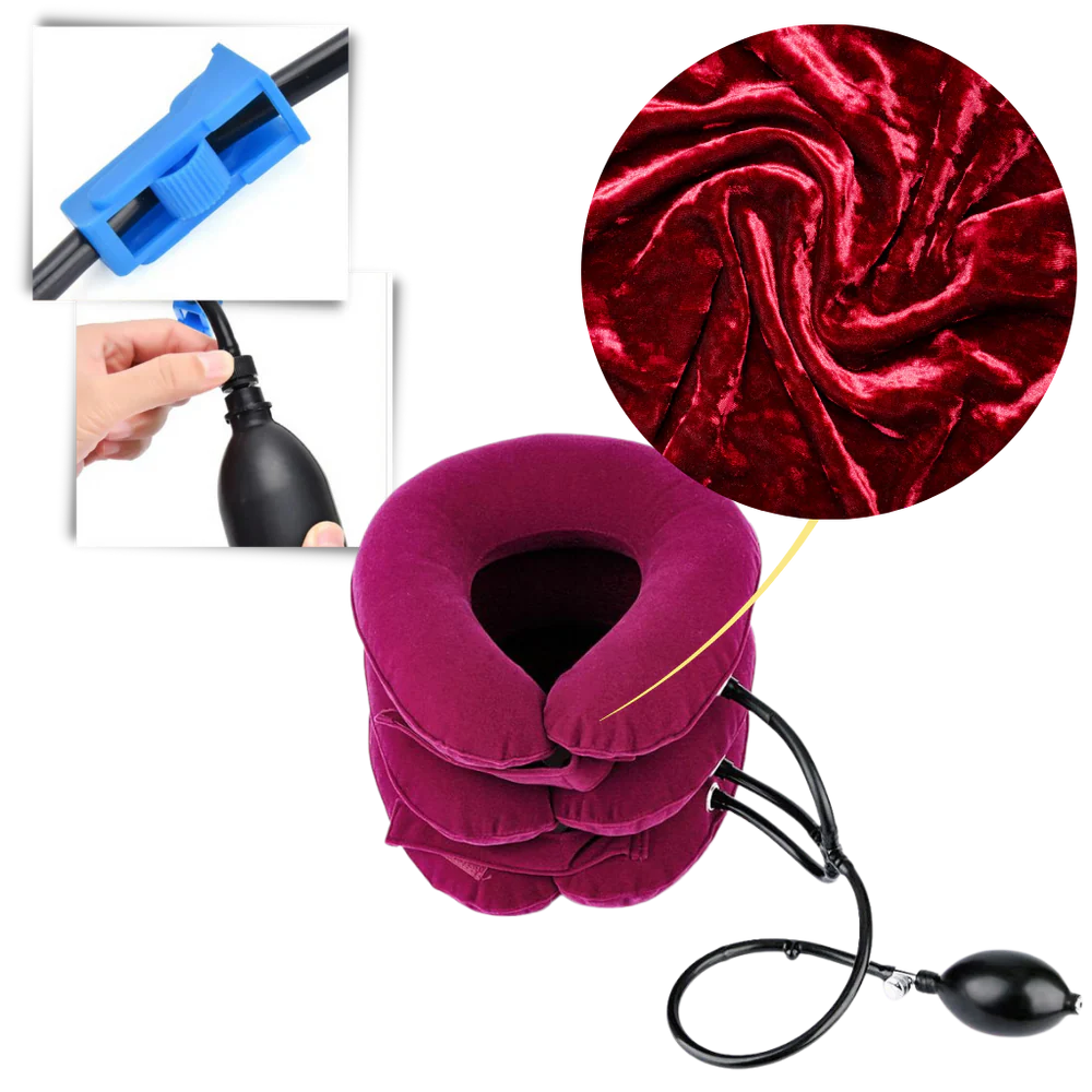 Cervical Neck Traction Inflatable Collar for Pain Relief – Zoolase