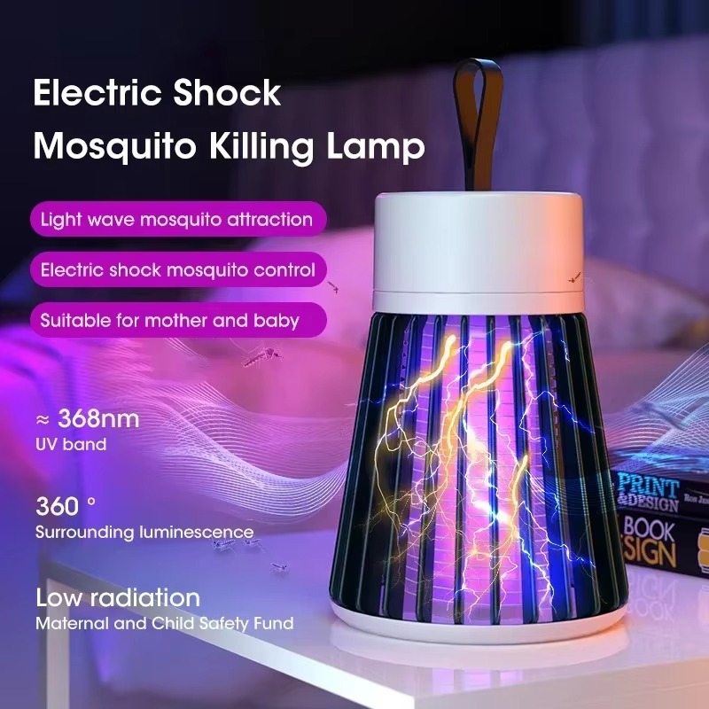 Portable USB Mosquito Killer Lamp – Electric Shock & Silent Pest Contr ...
