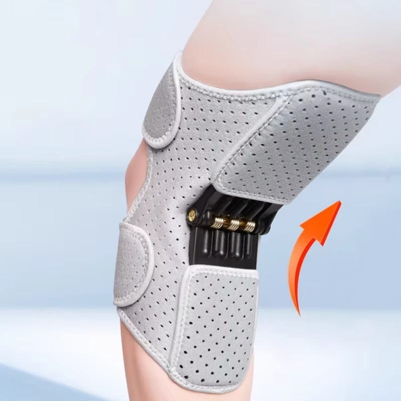 Adjustable Knee Support Brace with Power Rebound Springs for Joint Rel ...