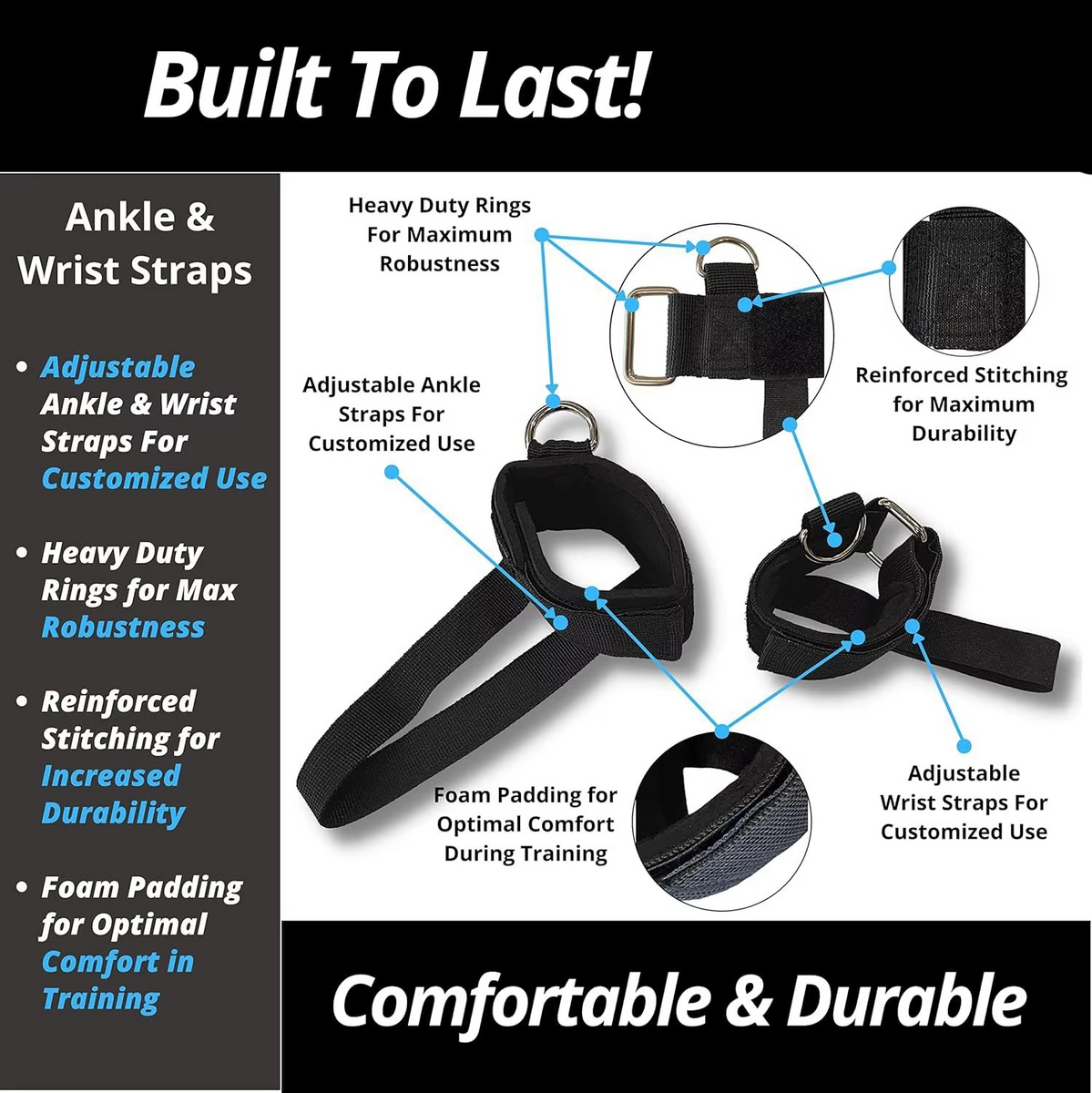 Resistance Training Belt Set for Leg and Core Strength – Zoolase
