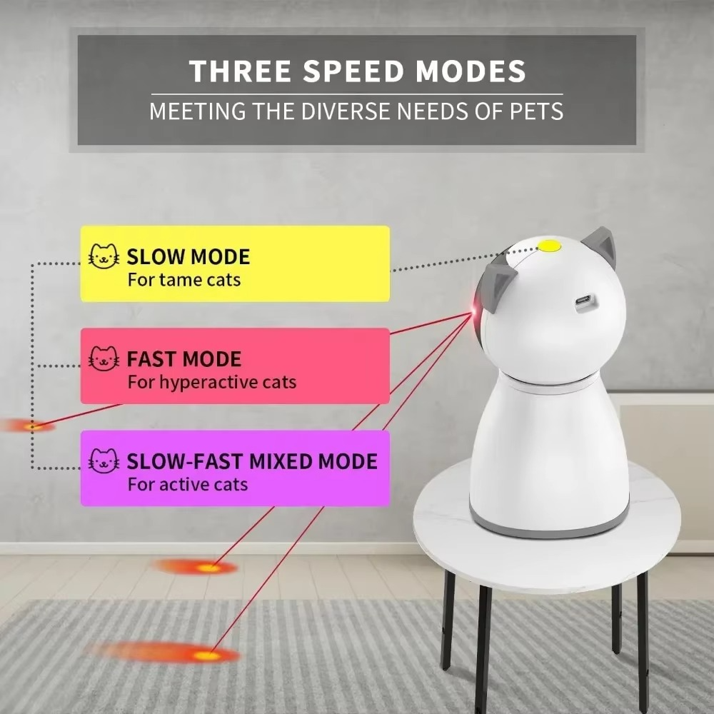 Cat Interactive Laser Toy – Motion-Activated Hunting Fun for Indoor Ca ...