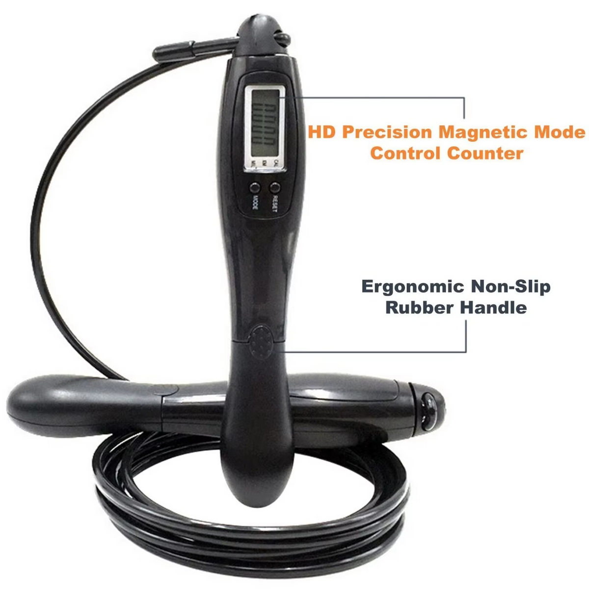 Digital Counting Skipping Rope with 60 Second Timing Bell – Zoolase