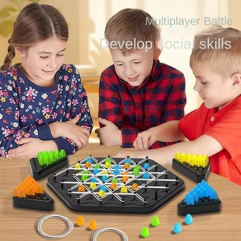 Chain Triangle Chess Duel Strategy Board Game for Kids and Adults – Zoolase