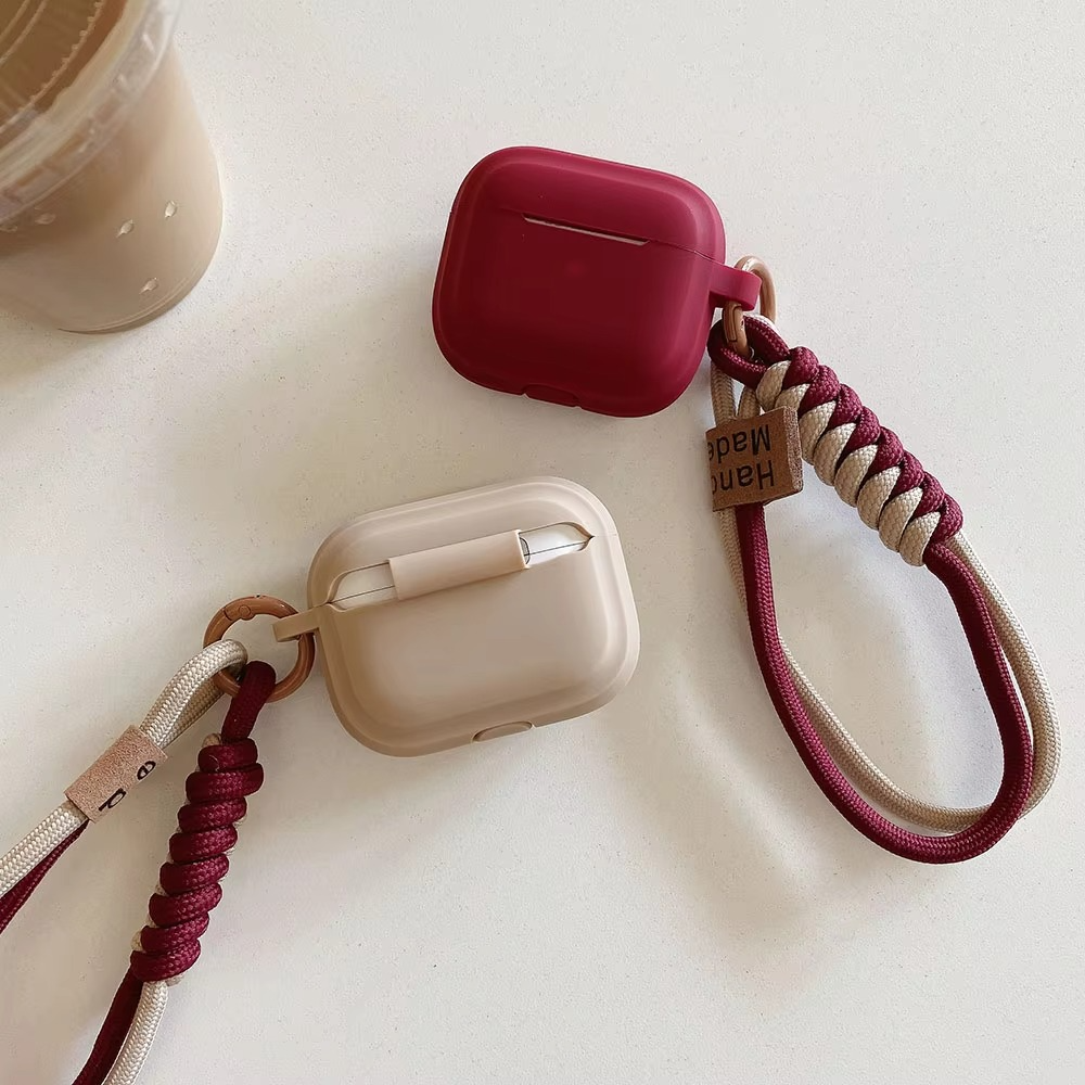 Soft Silicone AirPods Protective Case with Hand Strap – Zoolase