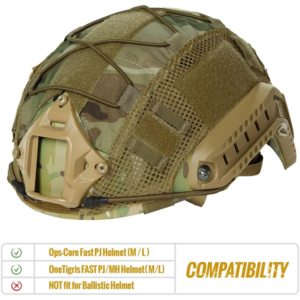 Elite Camo Tactical Helmet Cover for Military Operations – Zoolase