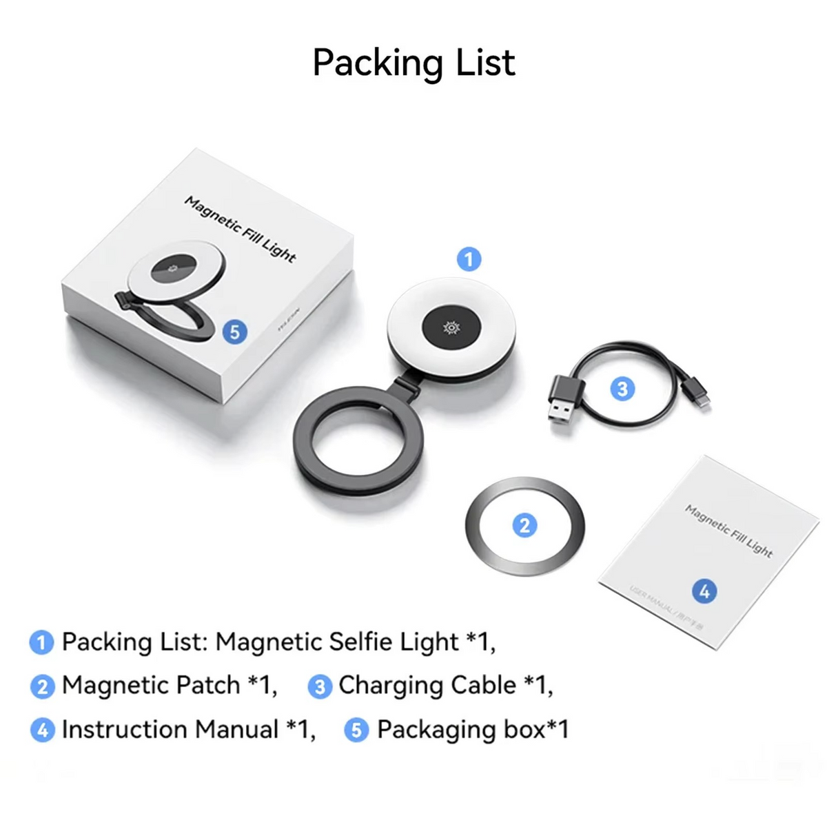 Mini Magnetic Selfie Ring Light - Pocket Clip-On LED Light – Zoolase