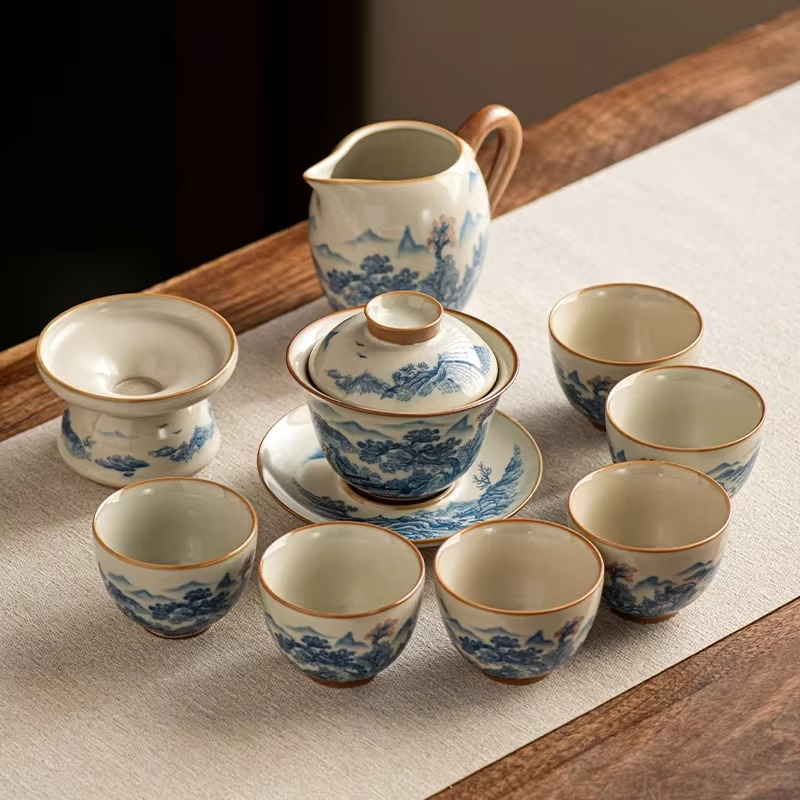 Modern Luxury Chinese Style Tea Set for Home or Office – Zoolase