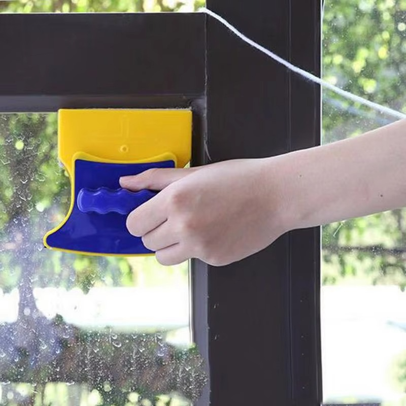 Double Sided Magnetic Glass Cleaner for Windows with Safety Rope – Zoolase