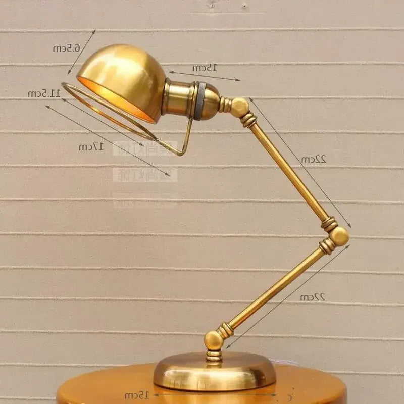 Decorative LED Retro Bronze Rocker Table Lamp – Zoolase